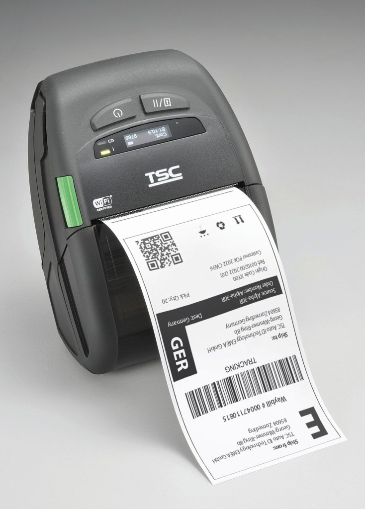 Mobile barcode printer: lightweight and fast in one | sweets processing ...